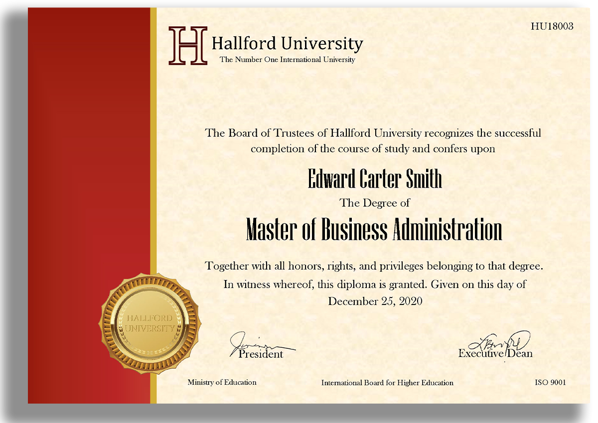 Dual Degree Programs | Earn MBA & DBA Online At Hallford