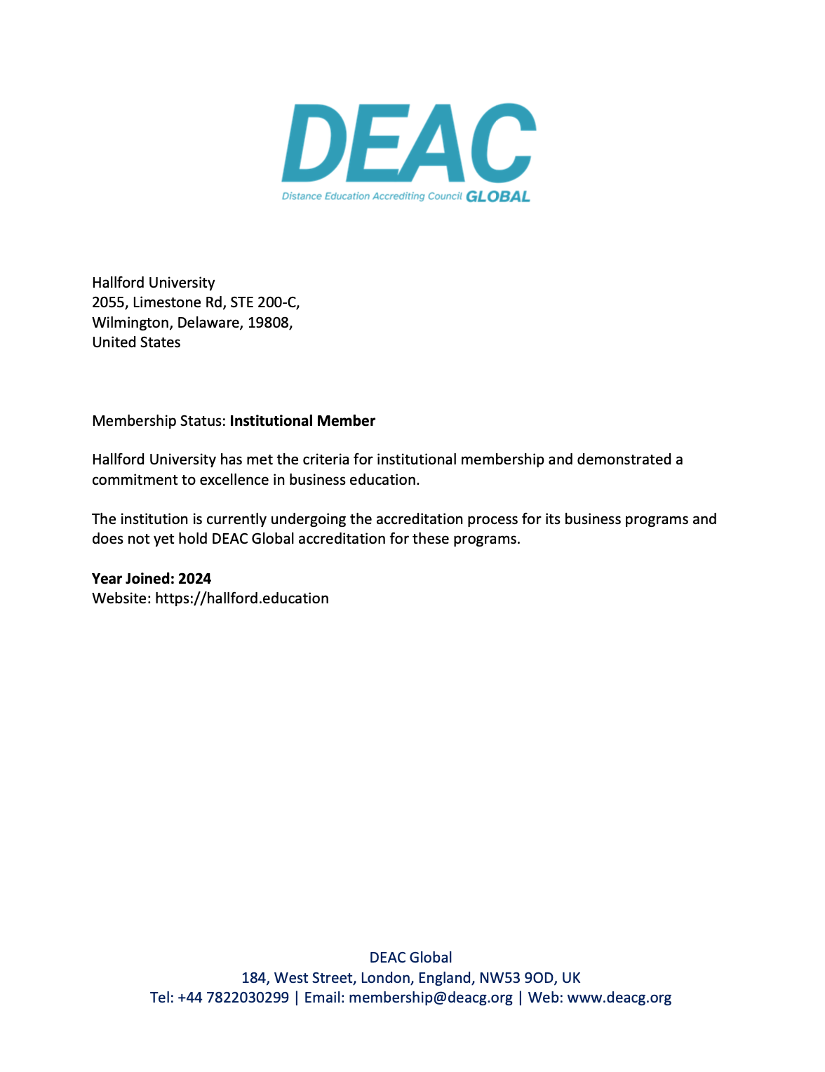 Accreditations | IBHE Approved & ISO 9001 Certified